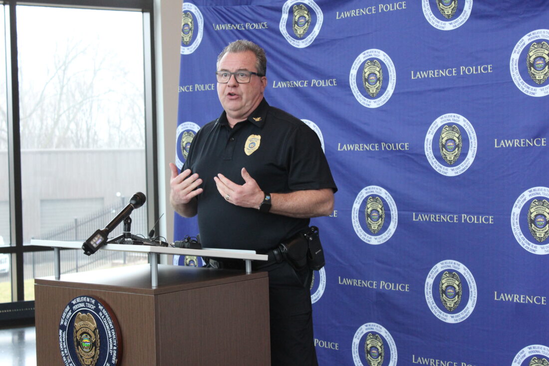 Lawrence police chief identifies victim in shooting outside library ...